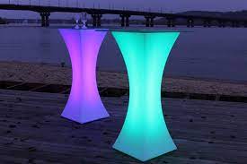 LED Cocktail Table – Lounge Party Rentals