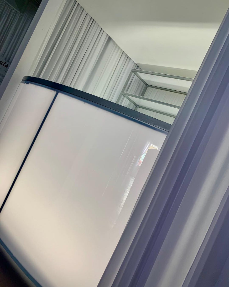 LED Curved BAR & Bar RACK ( 2 pcs ) – Lounge Party Rentals