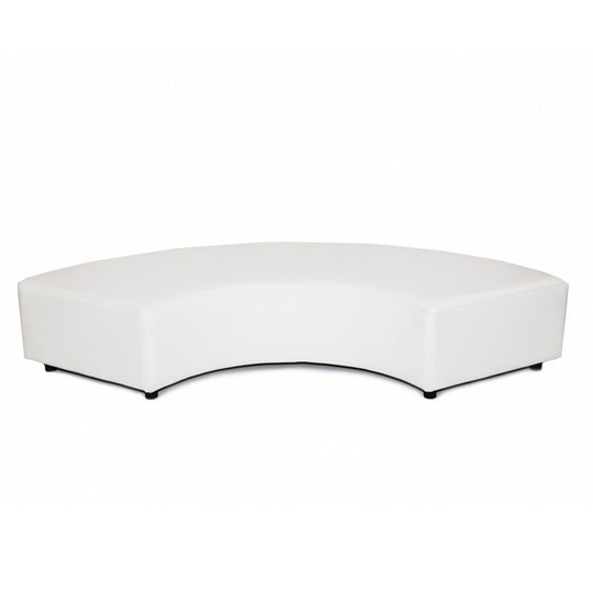 Curved Bench / Ottoman 8' – Lounge Party Rentals