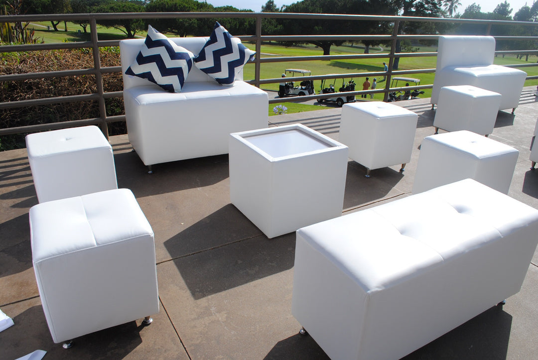 LED Lighted SQUARE TABLE - coffee table / end table (Changing Colors ...